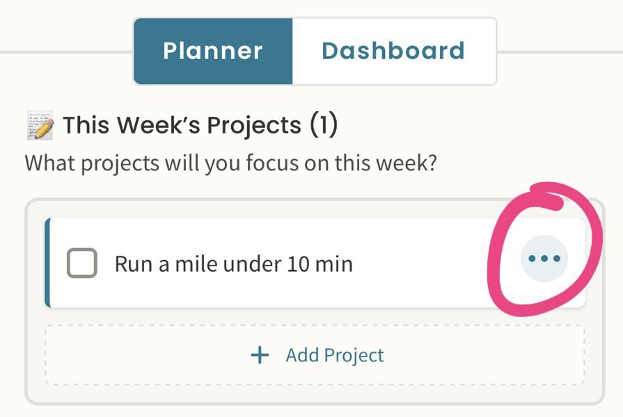 How to Defer, Archive, or Delete a Project | Momentum Knowledge Base